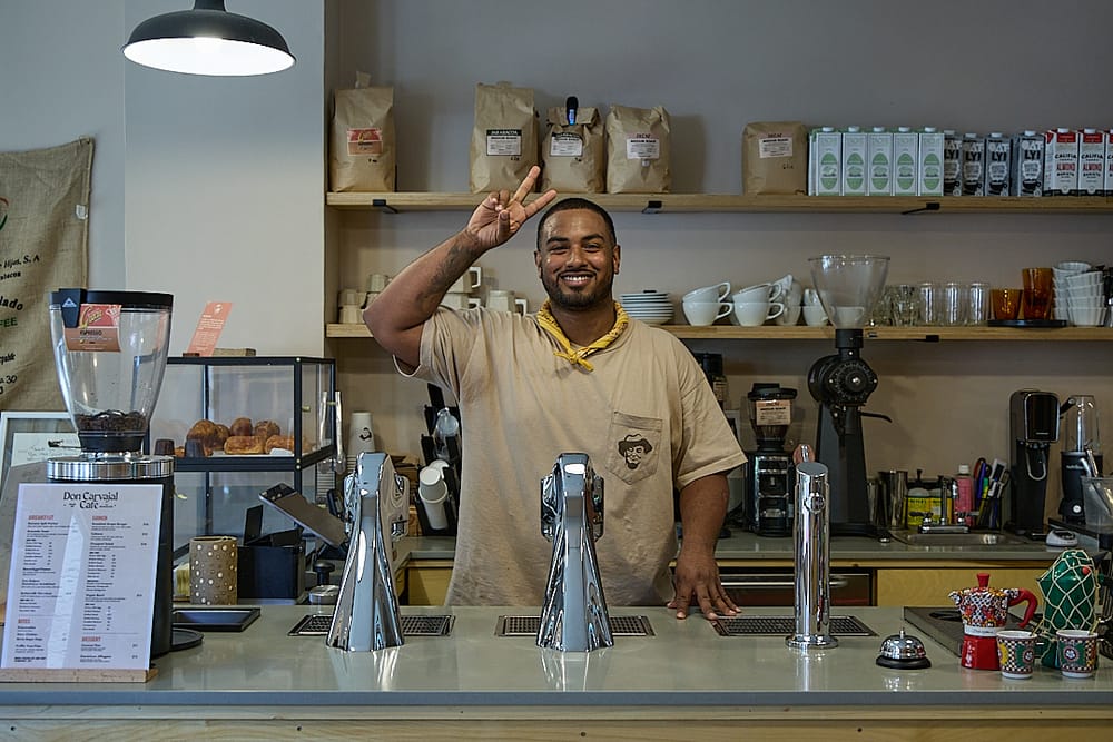 27-year-old café owner draws from his Dominican roots